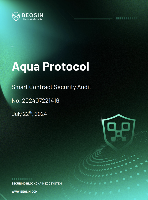 Beosin Completes Security Audit for Aqua Protocol in the Ton Ecosystem ...