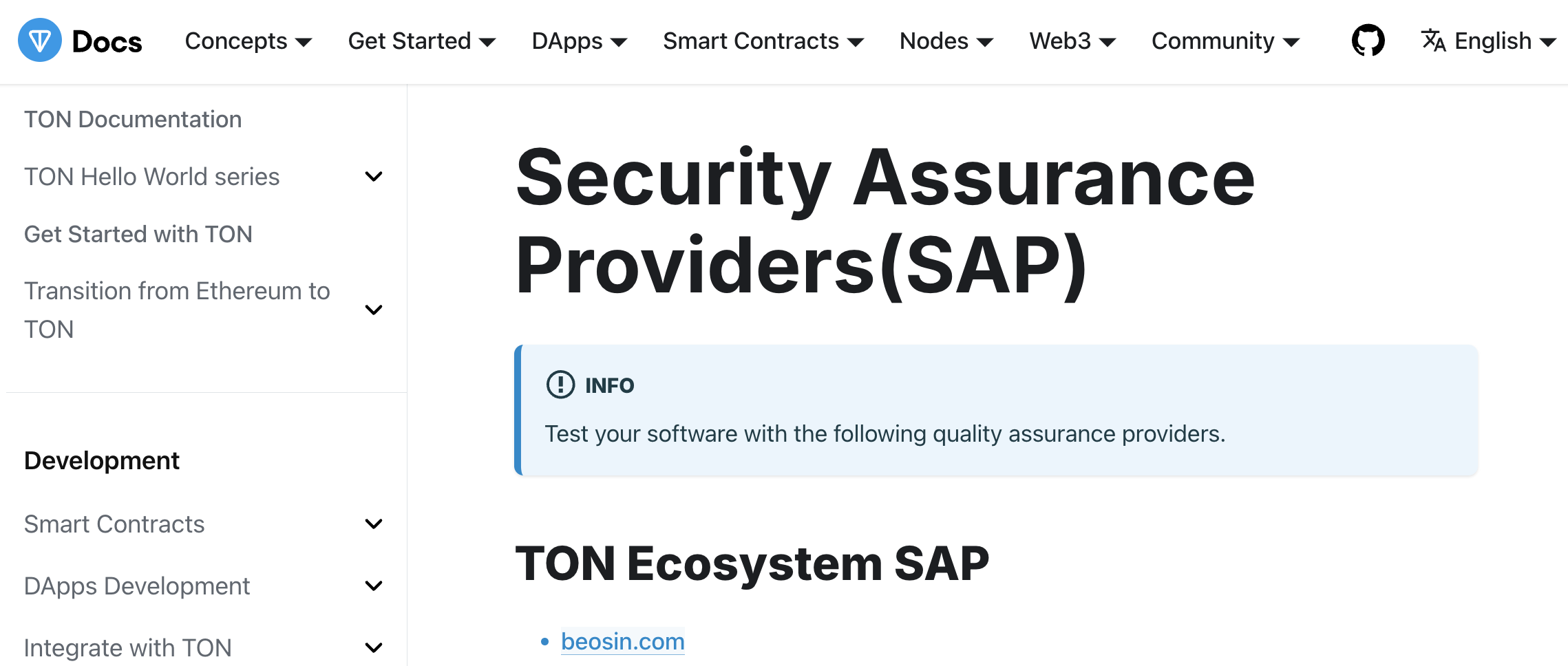 Beosin becomes a TON official Ecosystem Security Assurance Provider.-Beosin